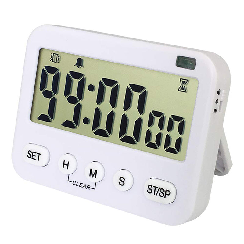 Digital Kitchen Timer Big Digit Count Down & Up Timer Memory Vibration ...