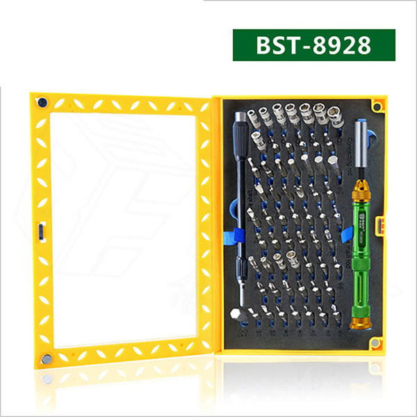 BEST BST-8928 63 in 1 Multi-functional Precision Screwdriver Bit Driver ...