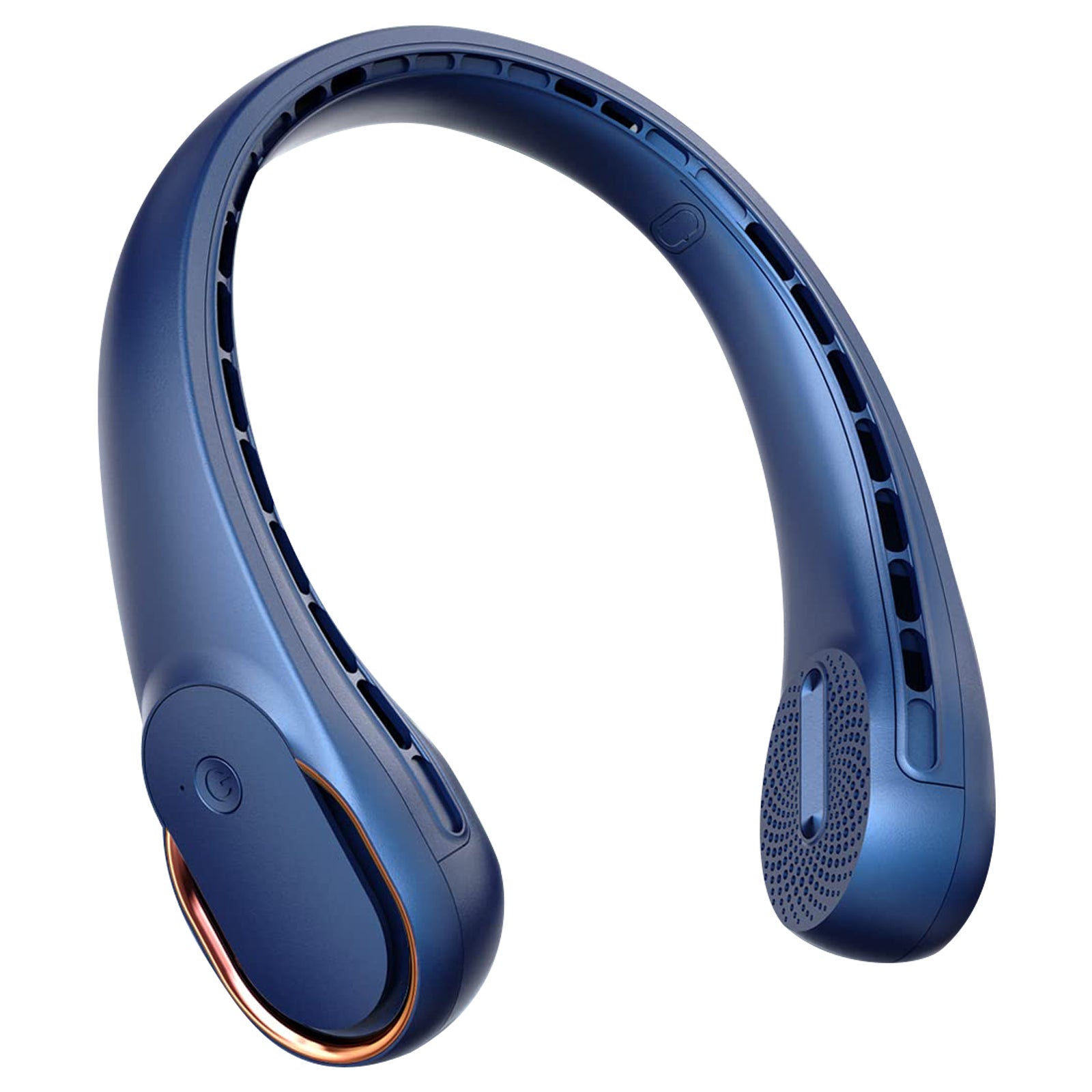 R5 Portable Neck-Mount Fan 3 Speeds Adjustable Wearable Neckband Blade