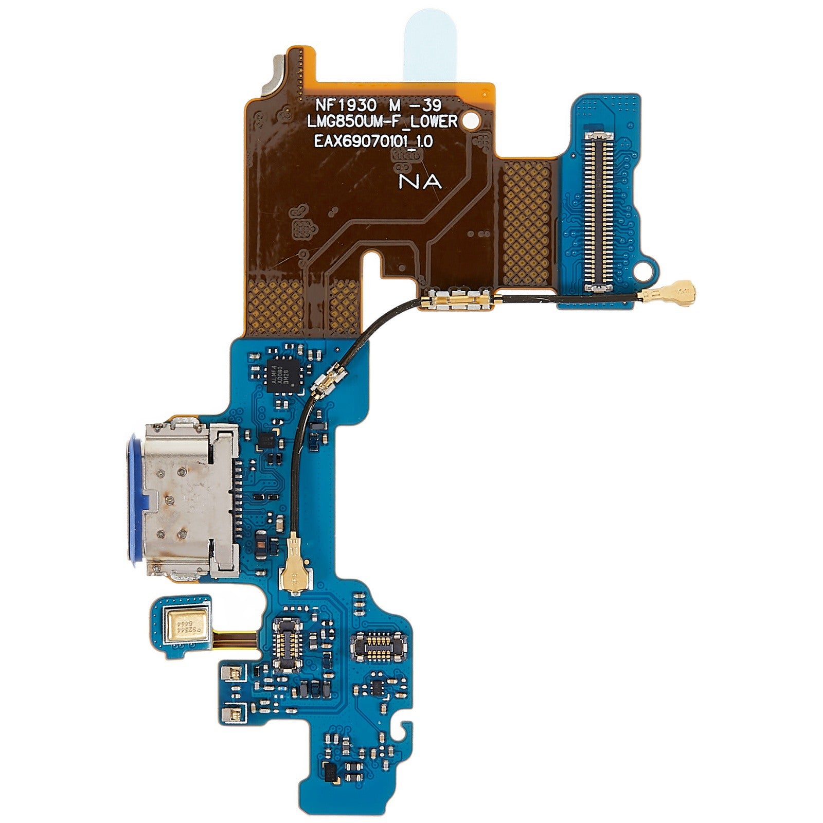 For LG G8X ThinQ OEM Dock Connector Charging Port Flex Cable Replaceme ...