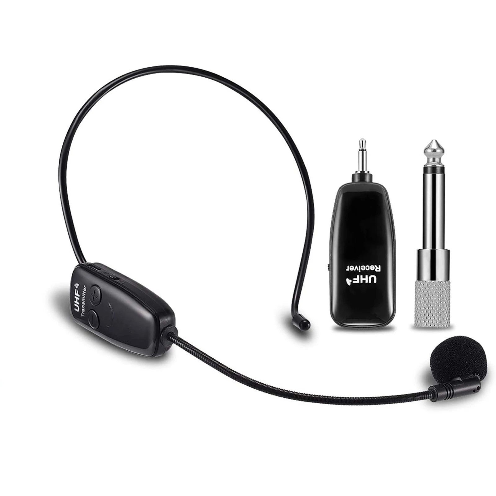 U12A Head-mounted UHF Wireless Microphone Headset Voice Amplifier Mic ...