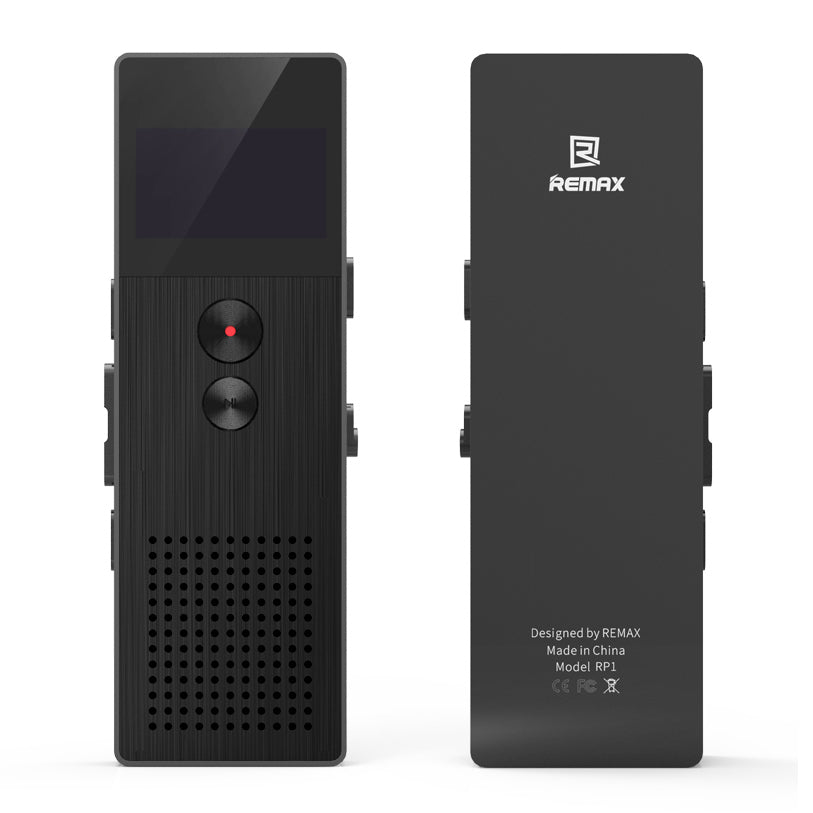 REMAX RP1 8GB OLED Digital Voice Recorder MP3 Music Player (CE/RoHS ...