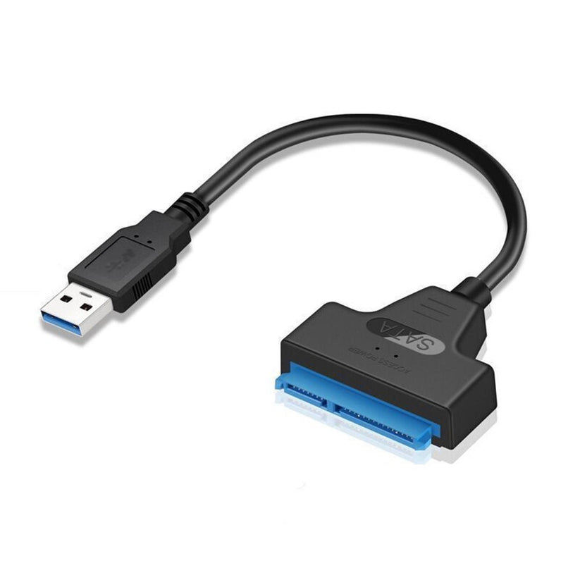 USB 3.0 to SATA III Hard Drive Adapter Cable with LED Light Computer H ...