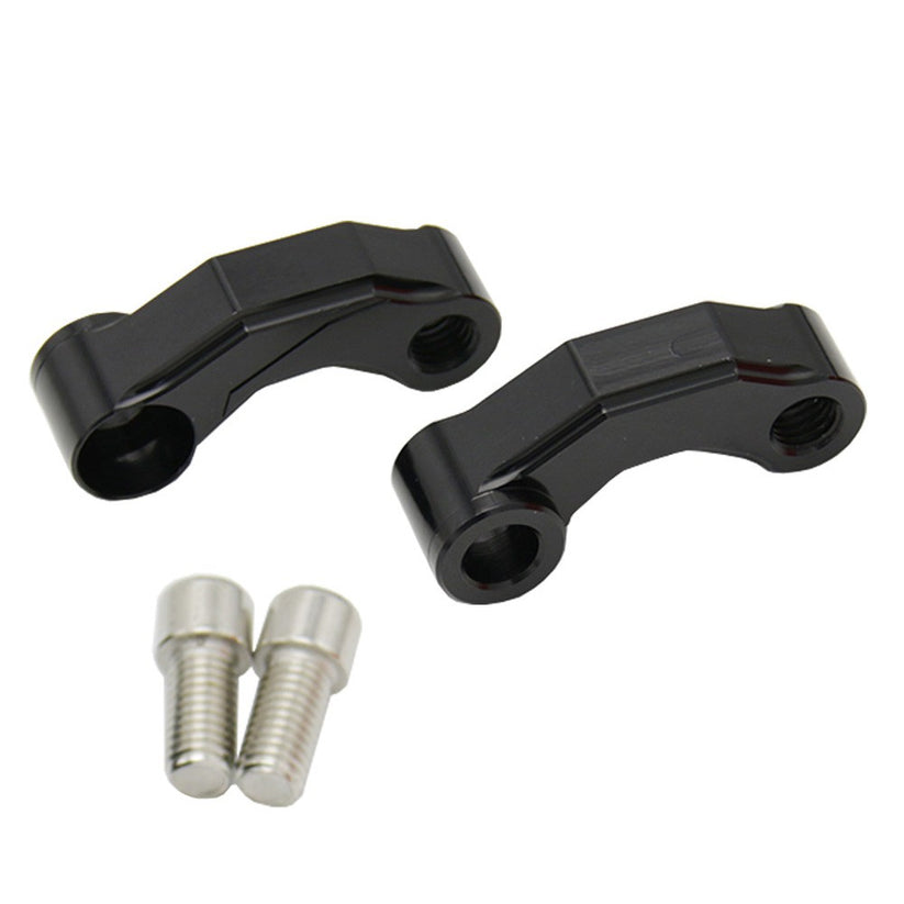 2Pcs Mirror Mount Risers 10mm Motorcycle Mirror Riser Extender Adapter ...